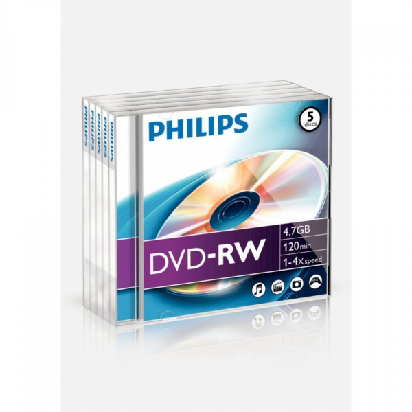 Philips DVD-RW 4,7GB 4x Jewel Case